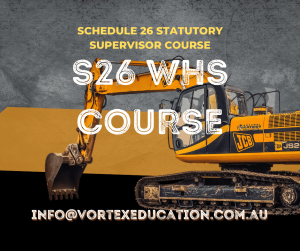 Schedule 26 Statutory Supervisor Course, online delivery